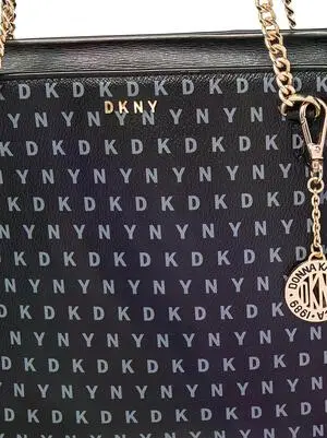Dkny Logo-print Tote Bag - Black