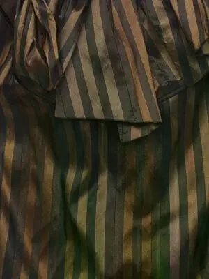 Kenzo Stripe Bow Blouse