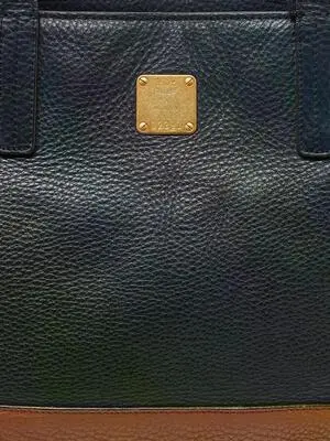 Mcm Leather Tote Bag