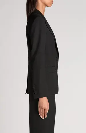 TOM FORD Wool Grain De Poudre Tailored Jacket