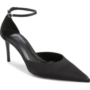 Mango Satin Court Pumps