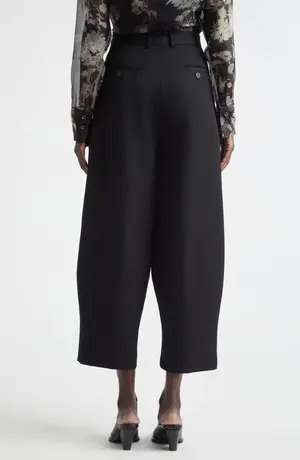 Altuzarra Dash Wool Ankle Pants - Black
