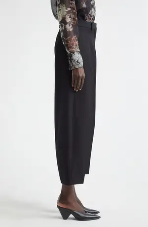 Altuzarra Dash Wool Ankle Pants - Black