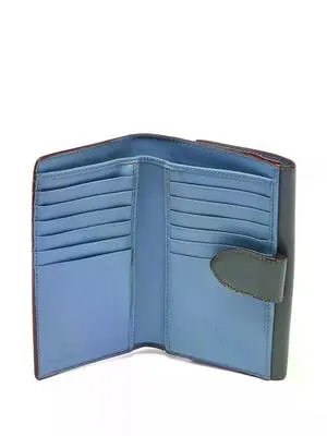 Fendi Logo-stamp Leather Compact Wallet