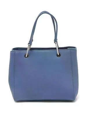 Dkny Leather Tote Bag - Blue