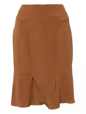 Marni Mini Silk Flared Skirt