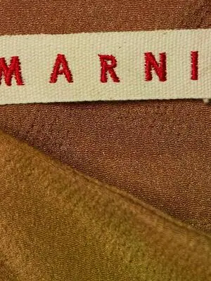 Marni Mini Silk Flared Skirt