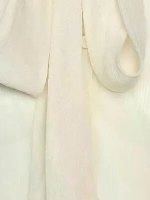 Luisa Beccaria Silk Blouse With Scarf Neck