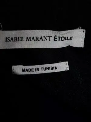 MARANT ETOILE V-neck Linen T-shirt