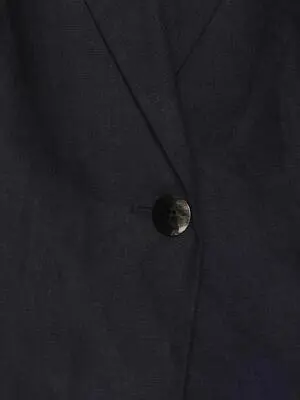 Marina Rinaldi Single-breasted Linen Blazer