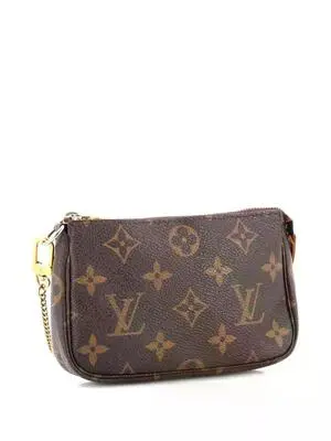 LOUIS VUITTON Pochette Accessoires Monogram Canvas Mini Clutch