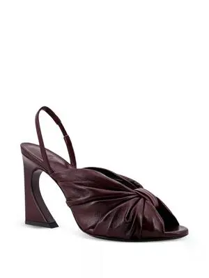 Fendi Arco Twisted-design Heeled Pumps - Purple