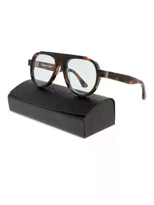 Thierry Lasry Dynasty Round-frame Sunglasses - Brown