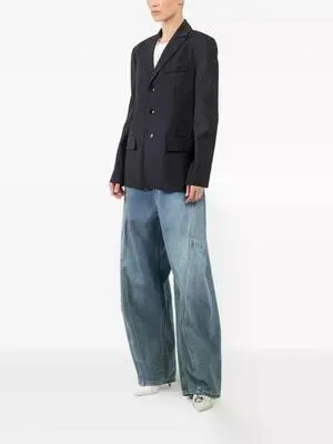 Tibi Button-fastening Single-breasted Blazer