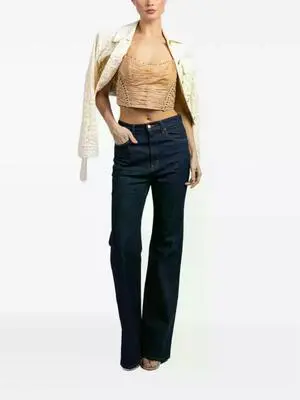 Zimmermann Rebellion Beaded Crop Top