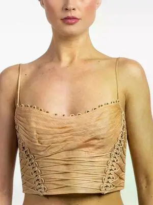 Zimmermann Rebellion Beaded Crop Top