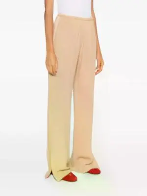 FORTE_FORTE Elastic-waistband Trousers - Neutrals
