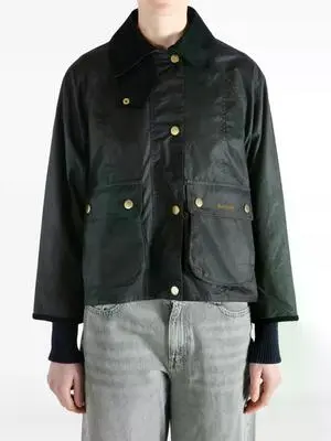 Barbour Beadnell Cropped Jacket - Blue