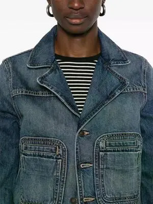 NILI LOTAN Patch-pocket Denim Jacket