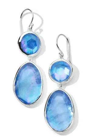 Ippolita Rock Candy® Snowman Drop Earrings - Blue/silver