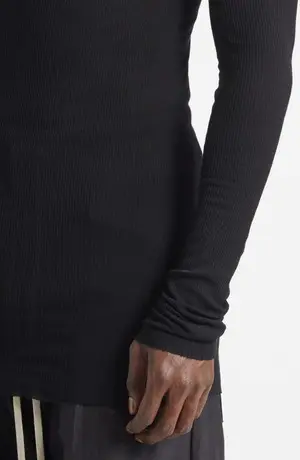Rick Owens Long Sleeve Rib T-shirt
