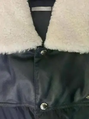Dior Shearling Collar Goose Down Puffer Jacket