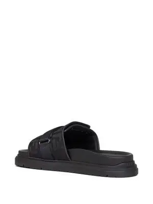 Fendi Jacquard Strap Slides