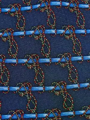 S.t. Dupont Silk Neck Tie - Blue