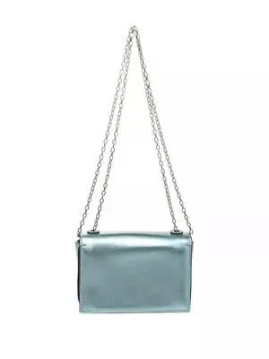 Emporio Armani Leather Shoulder Bag - Metallic
