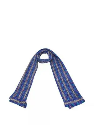 Missoni Knitted Scarf - Blue