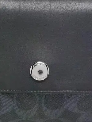 COACH Coated-canvas Flap Clutch Bag