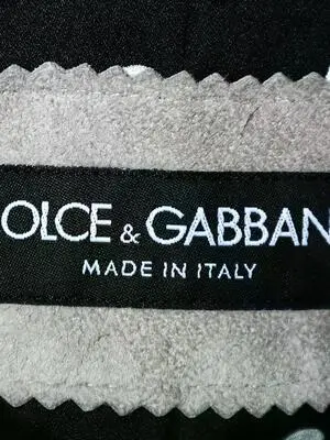 Dolce & Gabbana Lace-trimmed Suede Jacket