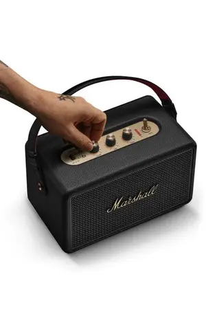 Marshall Kilburn Iii Portable Bluetooth® Speaker - Black And Brass