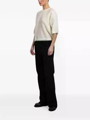 Autumn Cashmere Short-sleeve Sweater
