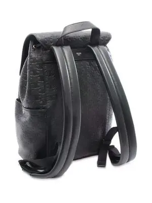 Celine 2010-2025 Embossed Calfskin Triomphe Backpack