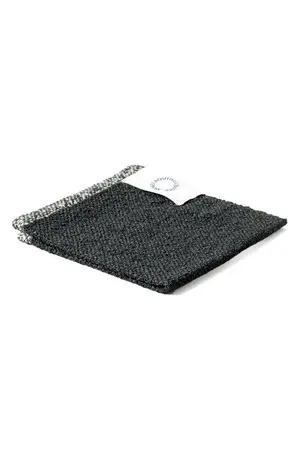 ETTITUDE Luxe Bouclé Hand Towel Forest & Natural