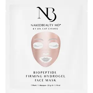 NAKEDBEAUTY MD Biopeptide Firming Hydrogel Face Mask - No Color