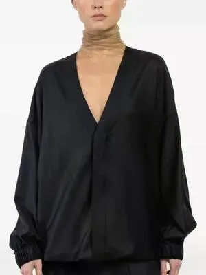 SA SU PHI V-neck Button Jacket