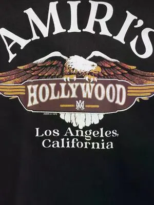 Amiri Eagle Flames Long-sleeves Graphic T-shirt