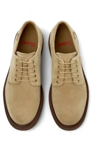 Camper Plain-toe Oxford - Medium Brown