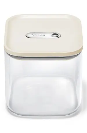 CARAWAY Medium 2.5-quart Airtight Storage Container Cream