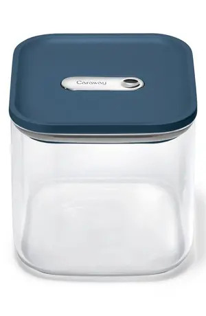 CARAWAY Medium 2.5-quart Airtight Storage Container - Navy