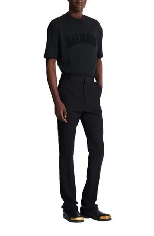 Balmain Wool Darted Trousers