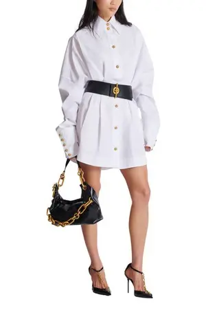 Balmain Poplin Shirt Dress