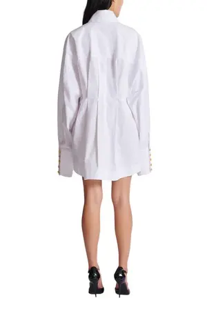 Balmain Poplin Shirt Dress