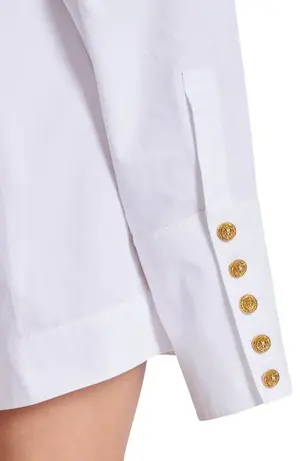 Balmain Poplin Shirt Dress