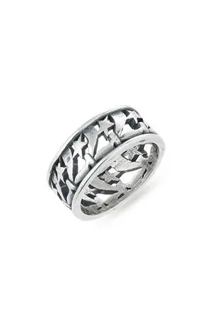 TWOJEYS 777 Stars Sterling Ring - Silver