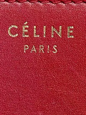 Celine Classic Box Shoulder Bag - Red