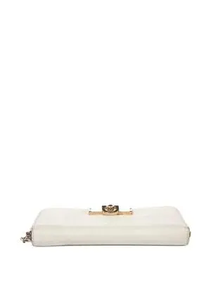 Dkny Pre-owned Zip Around Leather Wallet