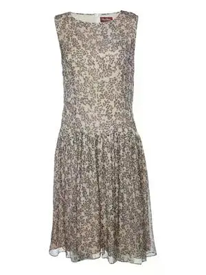Max Mara Silk Printed Mini Dress